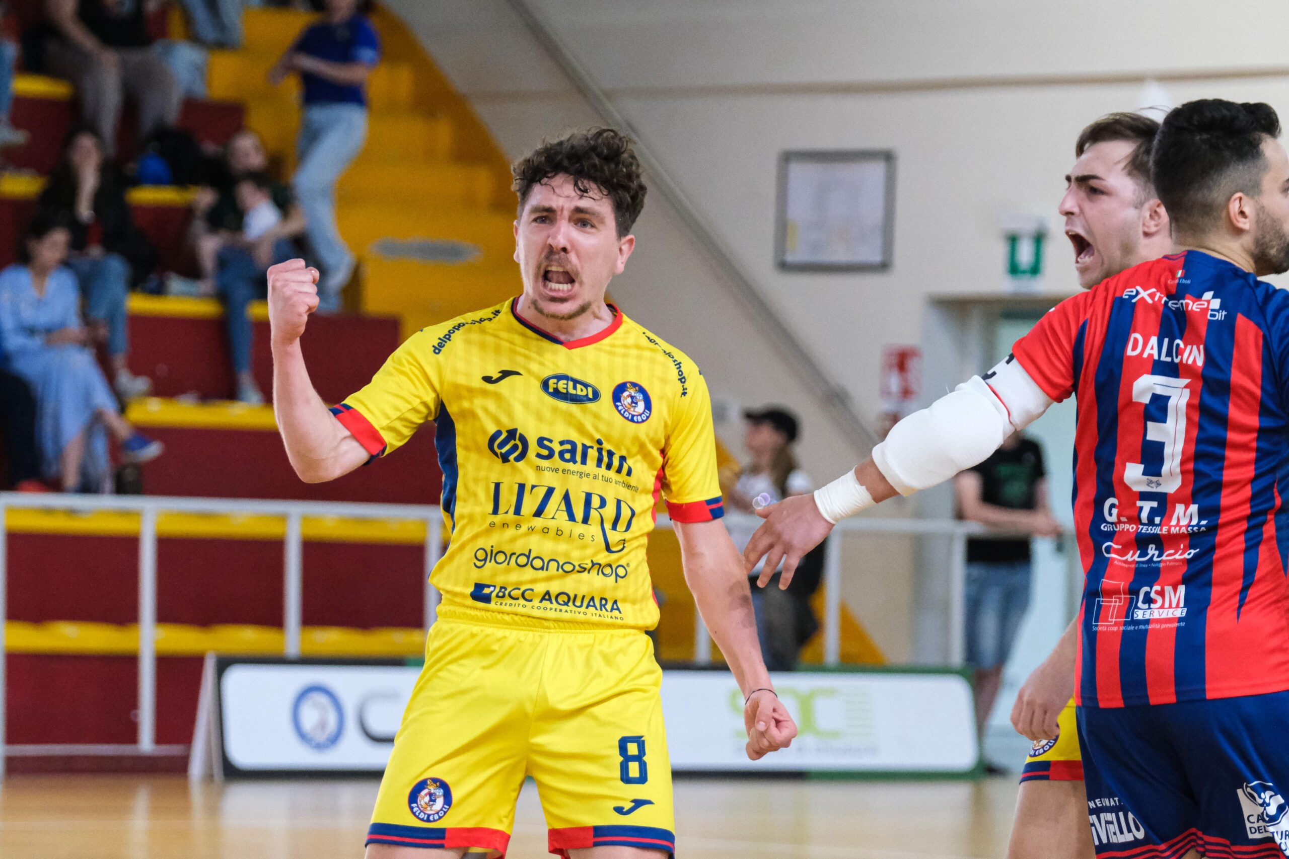 Quarti scudetto, gara-1: atto di forza della Feldi Eboli a Leini. La L84 si sveglia troppo tardi ...